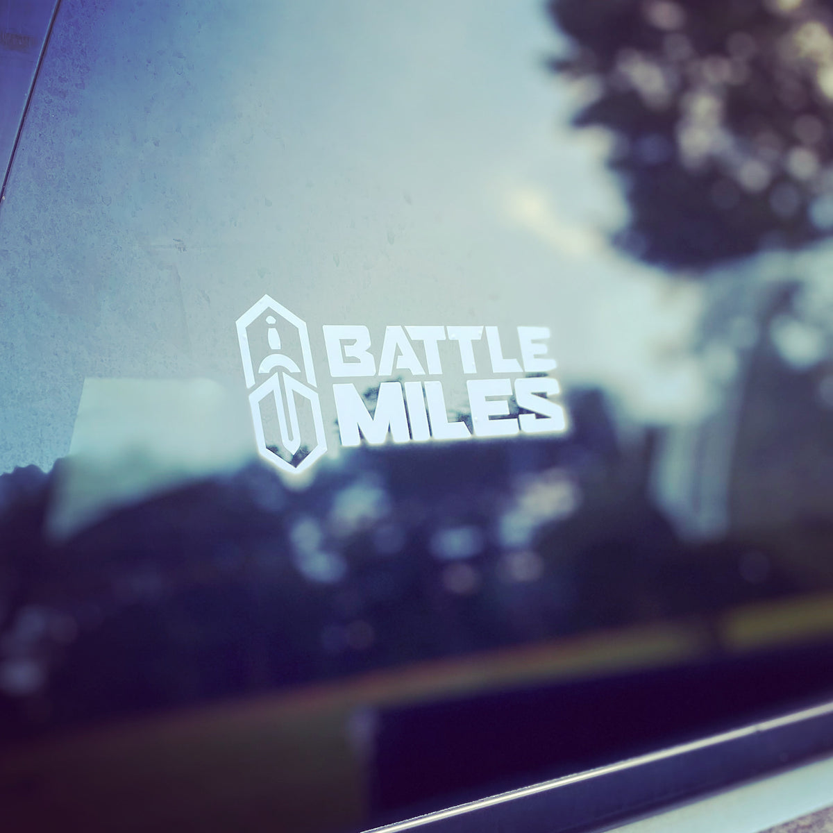BATTLE MILES CAR DECAL – Battle Miles